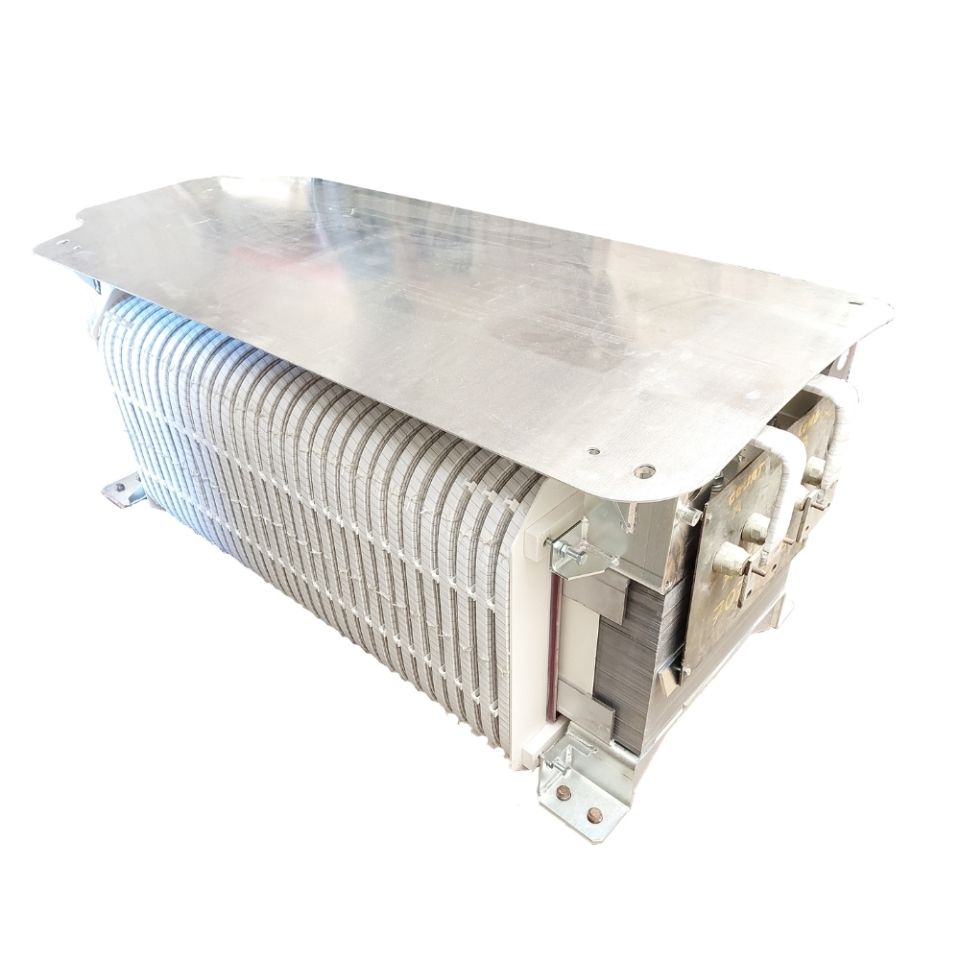 MF transformers, MF inductors, film capacitors for railway technology.